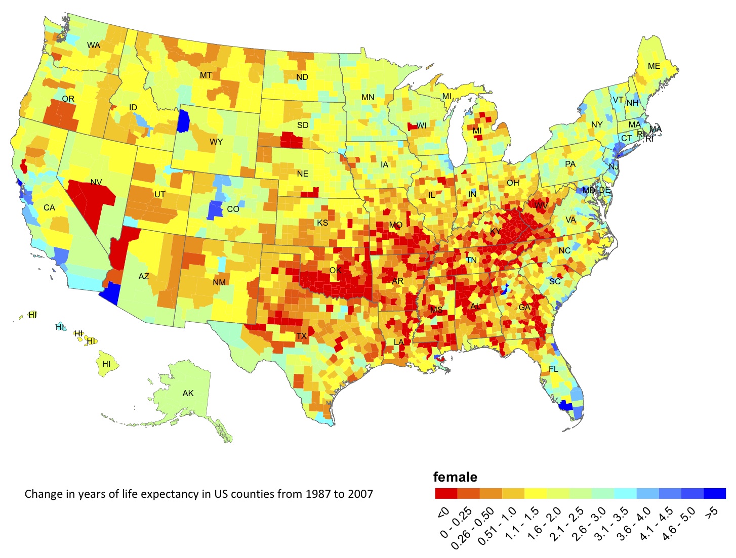 Life expectancy disparities | The Incidental Economist